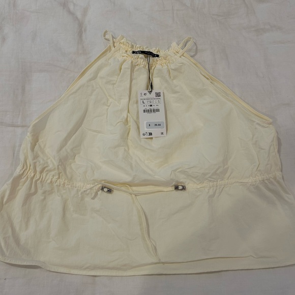 Zara | Tops | New Zara Cream Colored Tank Top | Poshmark